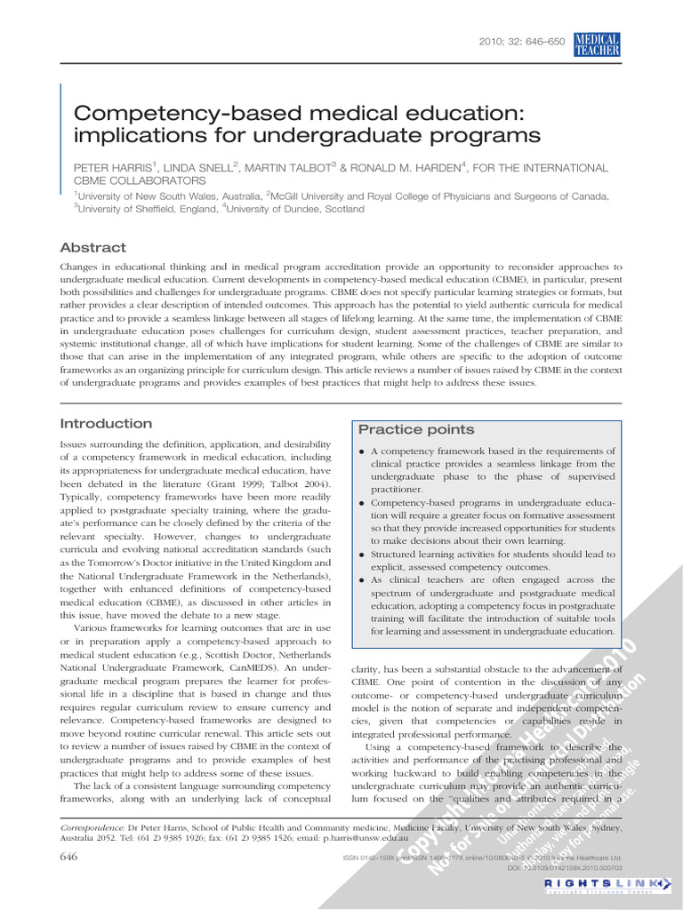 2010 32 29 Competency | PDF