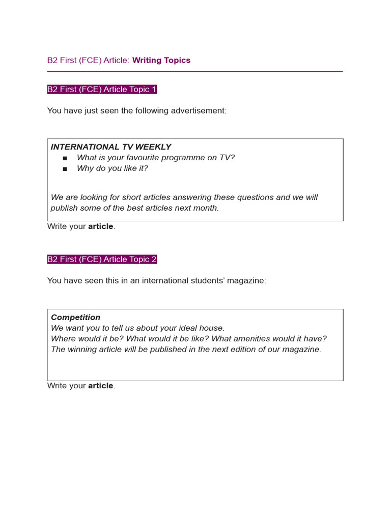 Article Topics | PDF