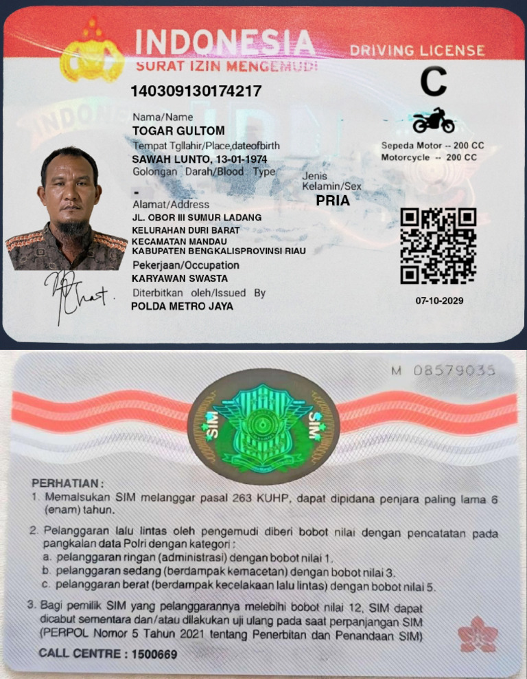 Sim C Riau | PDF