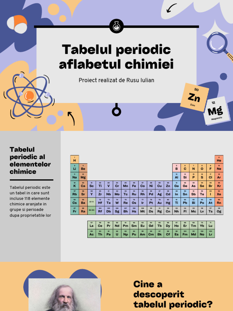 Tabelul periodic - alfabetul chimiei | PDF