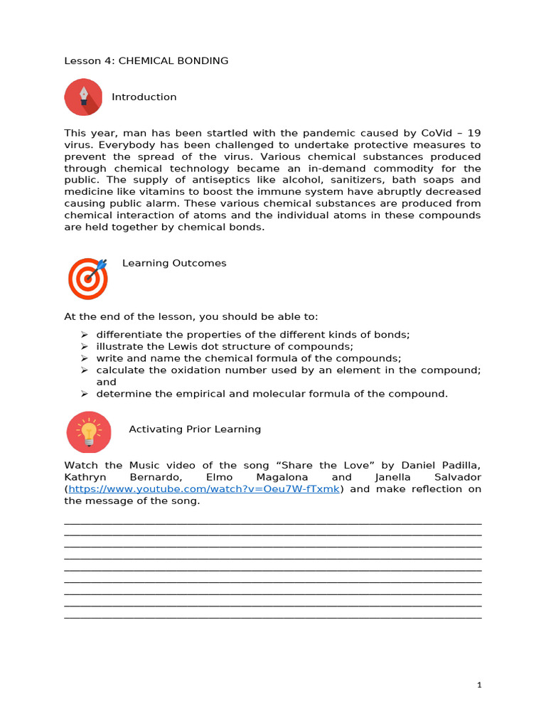 Chemical Bonding | PDF