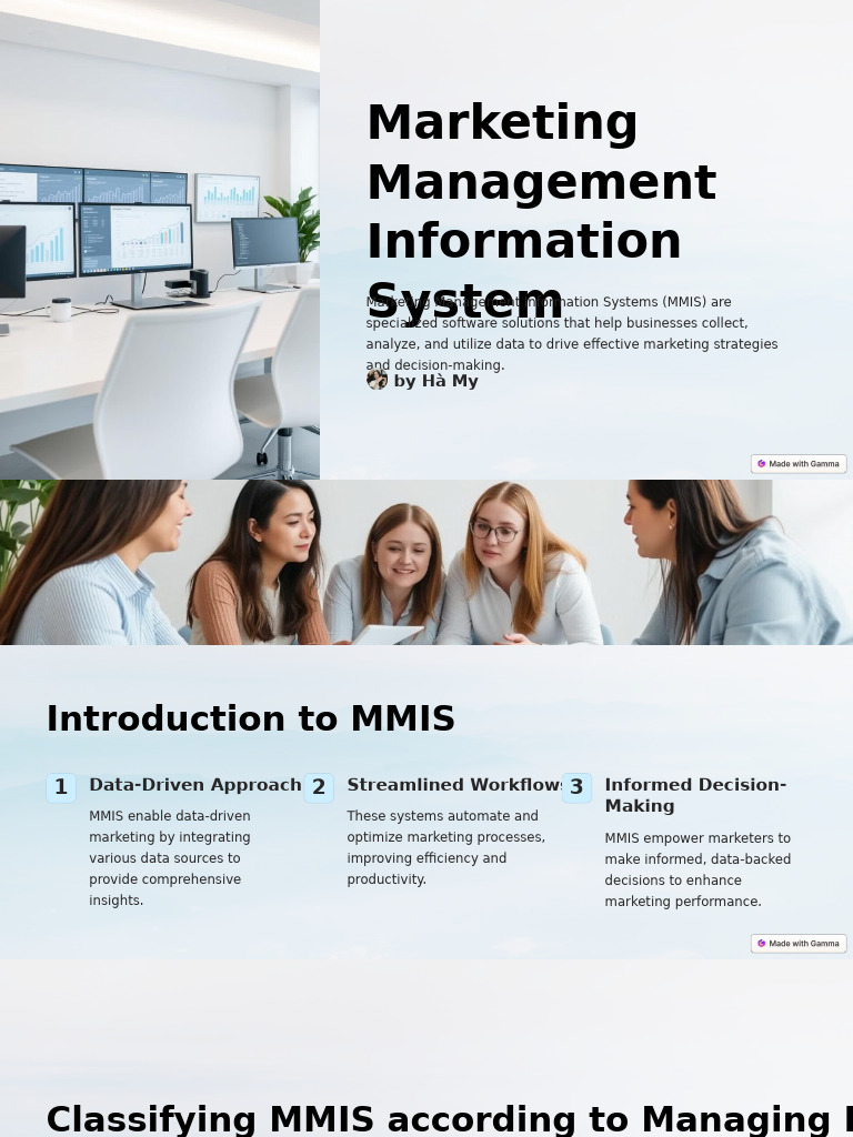 Marketing Management Information System | PDF