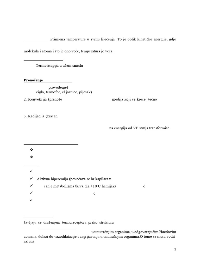 Fizikalna Medicina Skripta | PDF