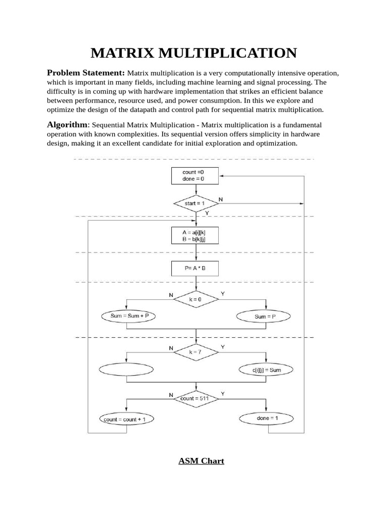 Matrix multiplication | PDF