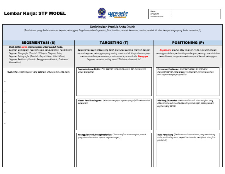 01 Template STP | PDF