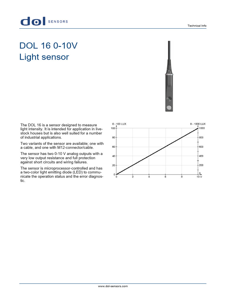 dol-16-light-sensor | PDF