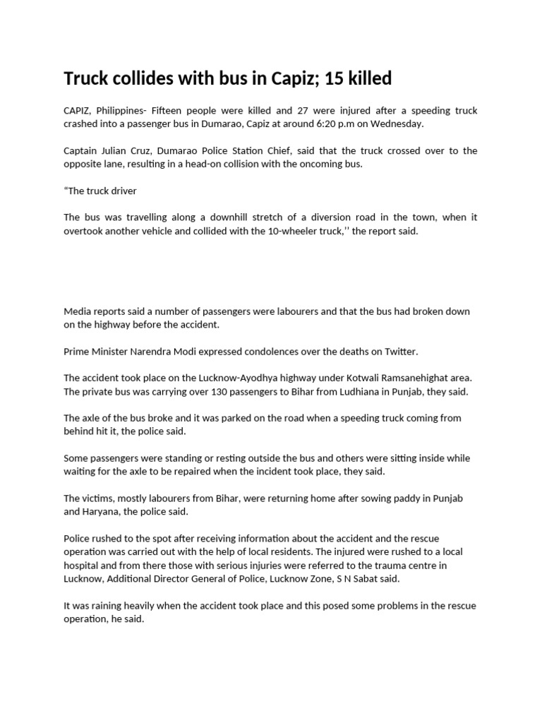 sample news article | PDF