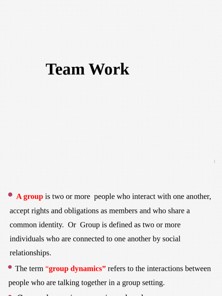 Unit-6 Team Management | PDF