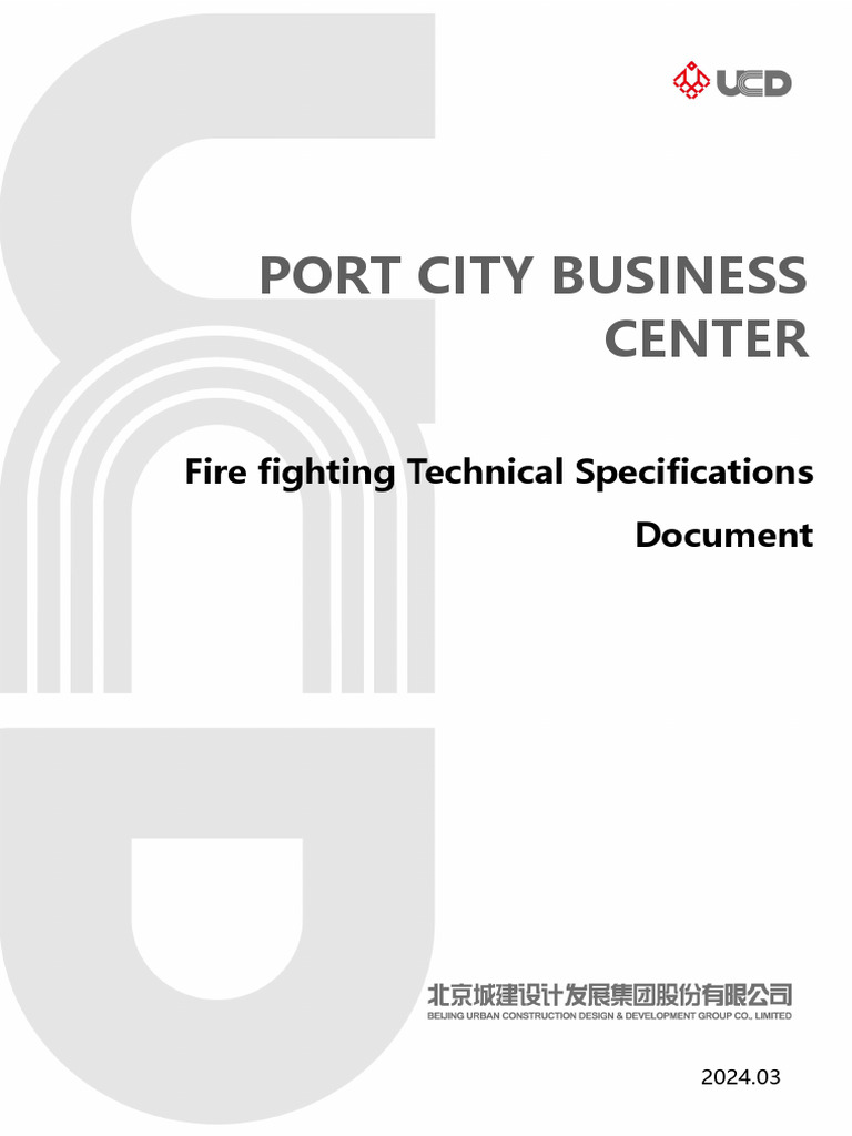 Fire Fighting Specifications Document | PDF