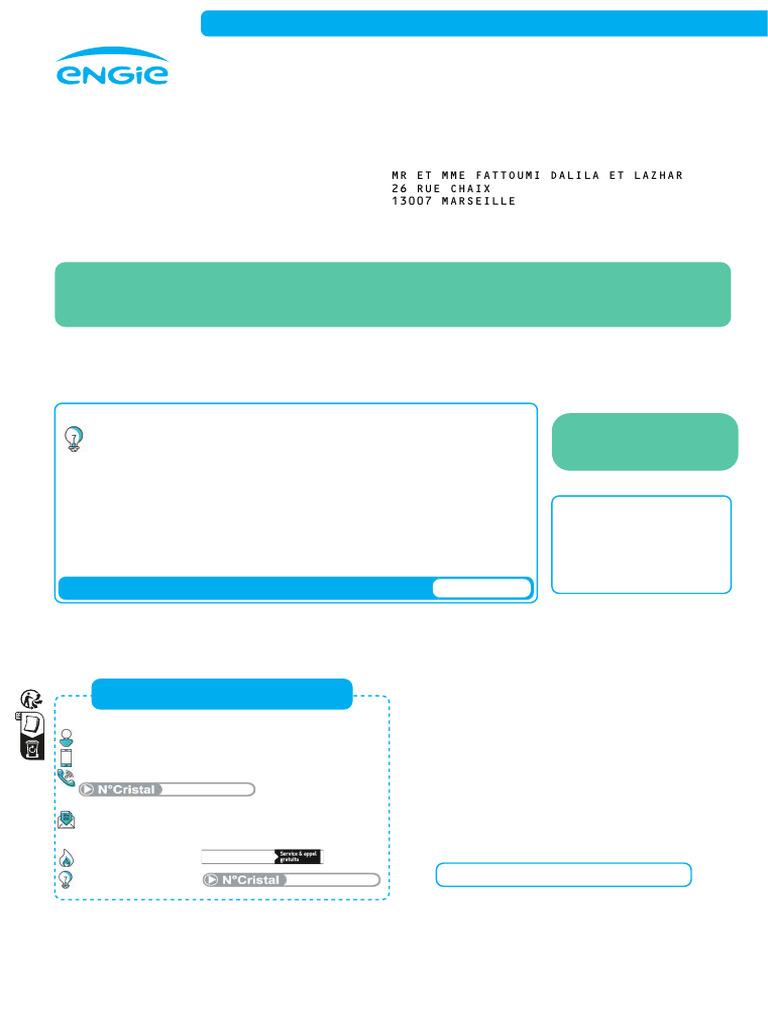Facture de Résiliation ENGIE | PDF