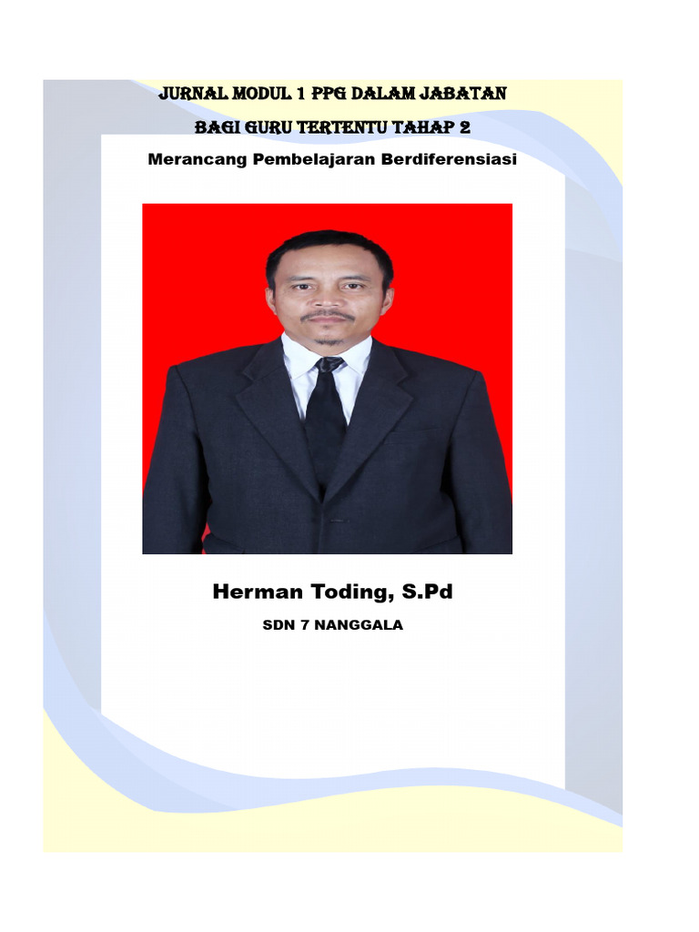 JURNAL MODUL 1 PPG DALAM JABATAN Herman Toding | PDF