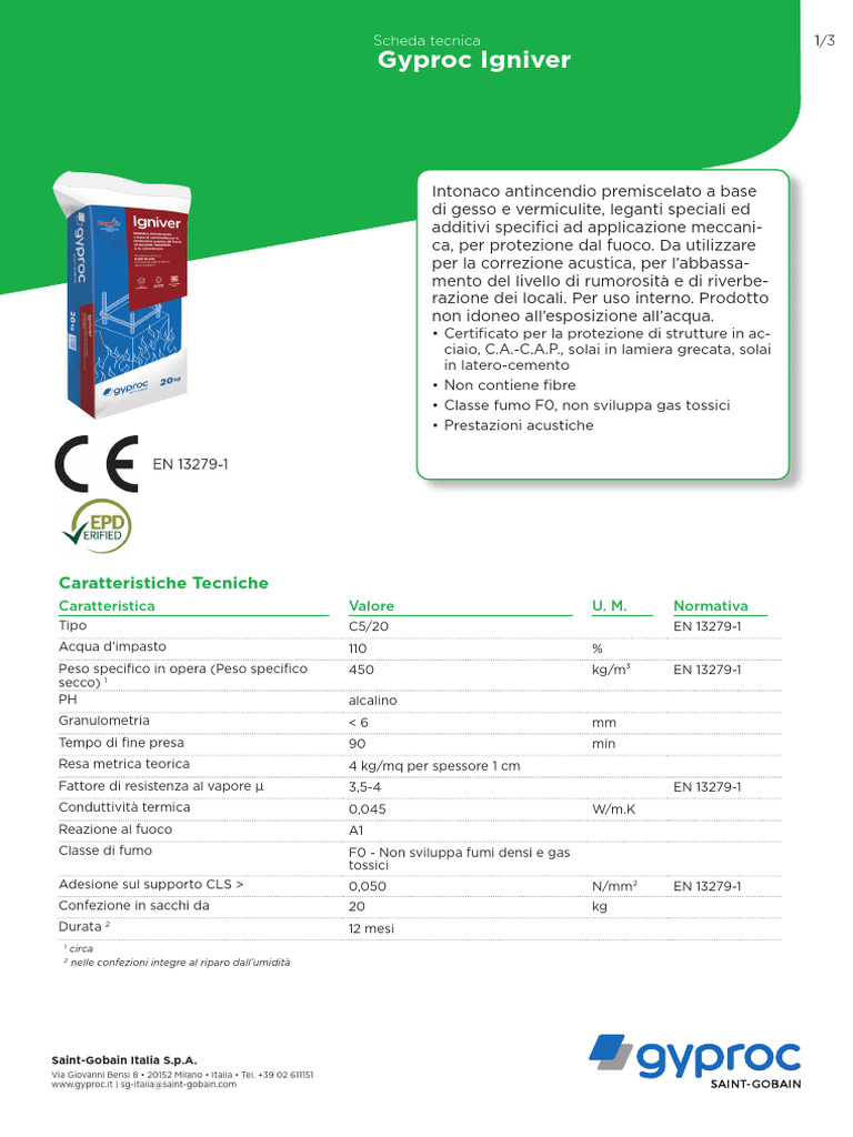 Gyproc Igniver | PDF