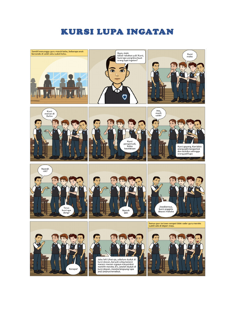 Komik Kursi Lupa Ingatan | PDF