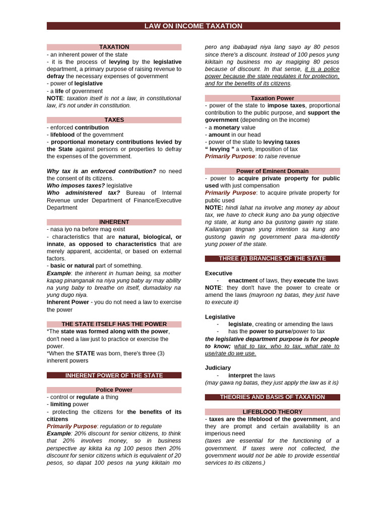 Tax 209 | PDF