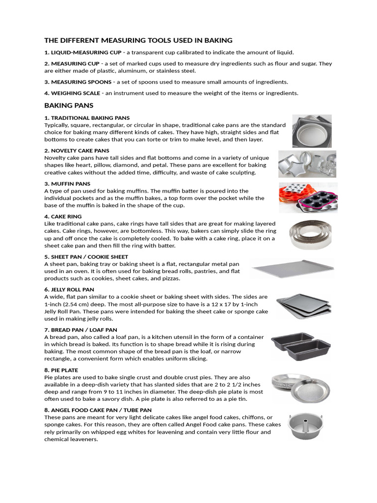 The Different Measuring Tools | PDF