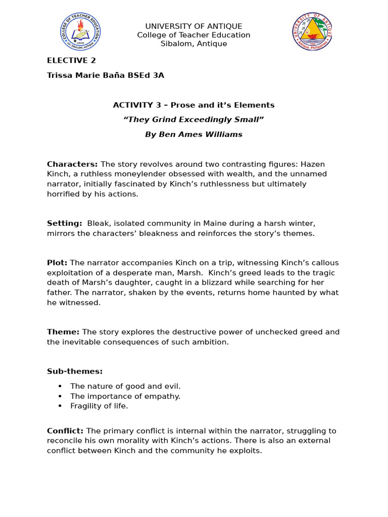 Baña - Elect 2 Act 2 | PDF | General Fiction