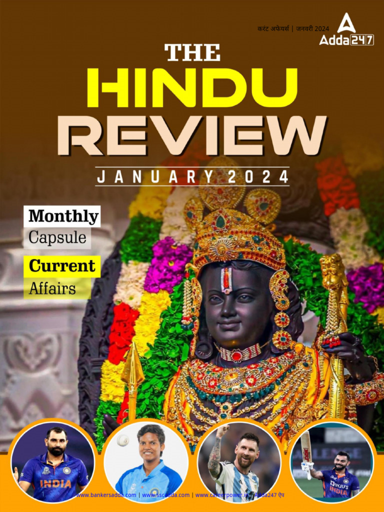 Hindu Review January 2024 | PDF