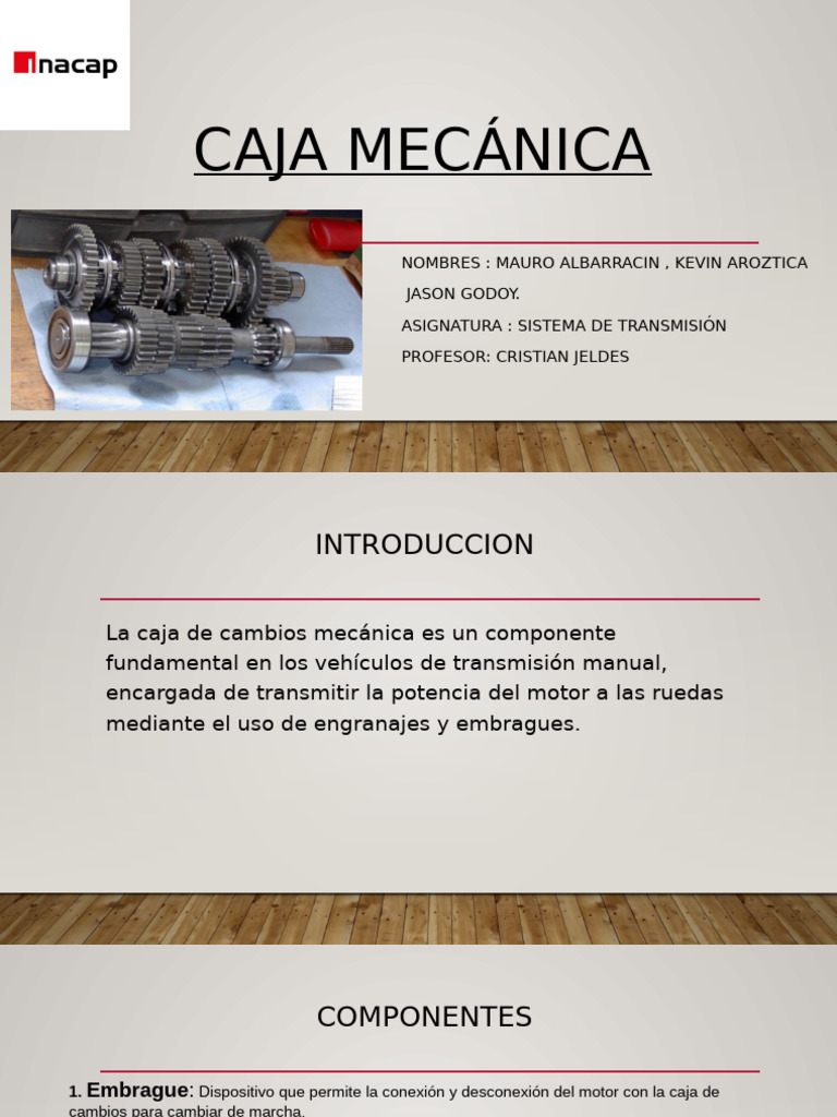 Caja mecÃ¡nica | PDF