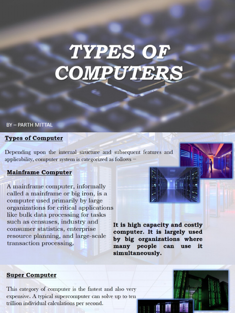 Types of Computers | PDF