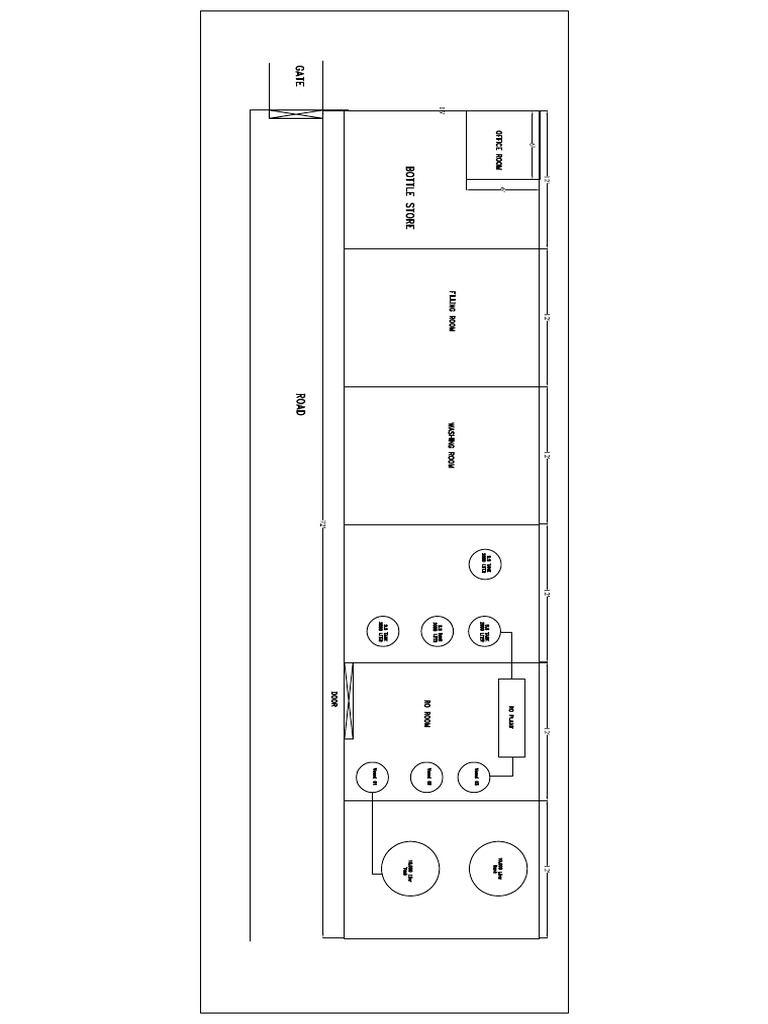 Bottle Factory Layout Drawing | PDF