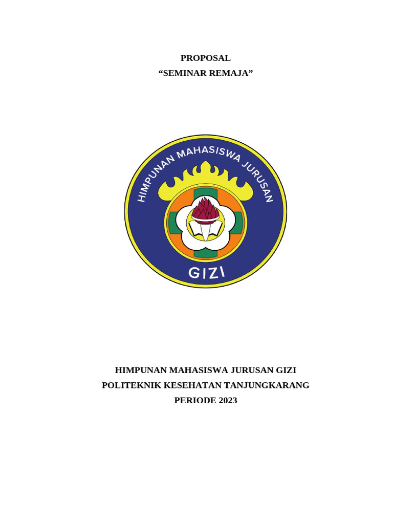 Proposal Seminar Remaja 2022 | PDF
