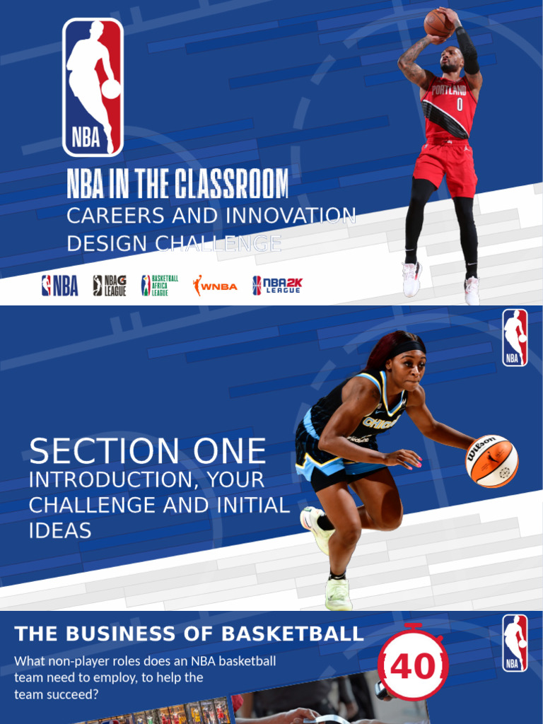 Careers - Innovation - Design - Challenge - Presentation - NBA in The ...