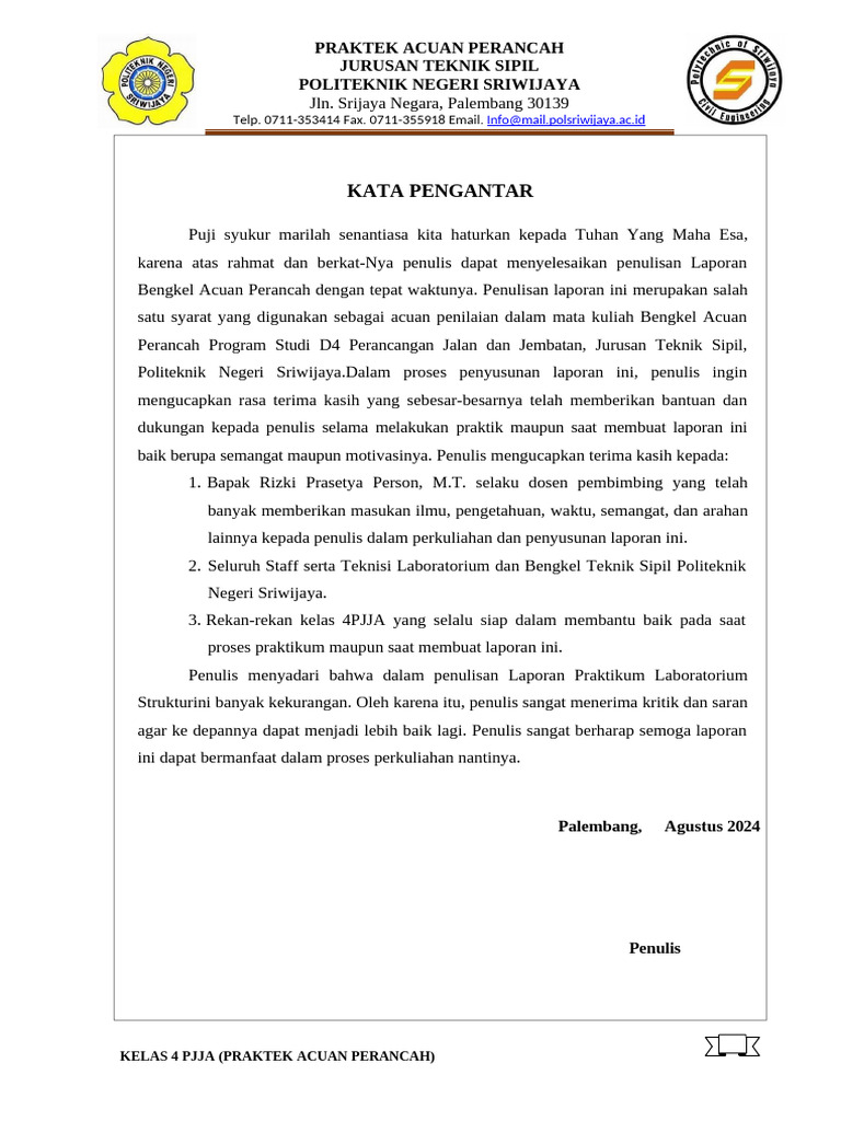 Laporan Acuan Perancah | PDF