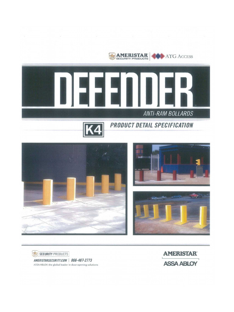 Ameristar - Retactable Bollards | PDF