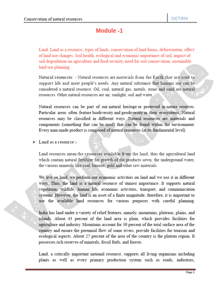 @vtucode - in 21CV654 Module 1 2021 Scheme | PDF