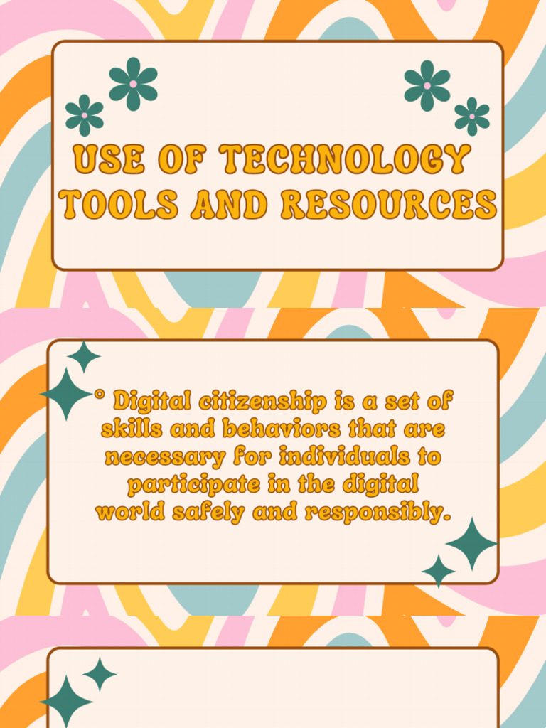 Use of Technology Tools and Resources | PDF