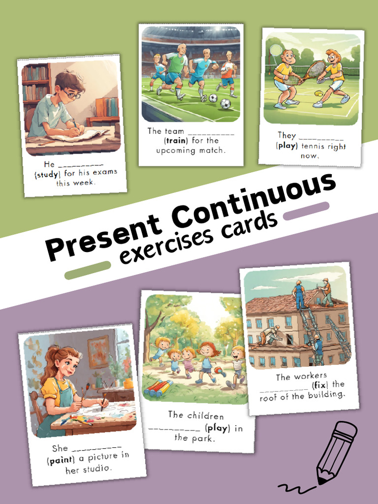 Present Continuous | PDF
