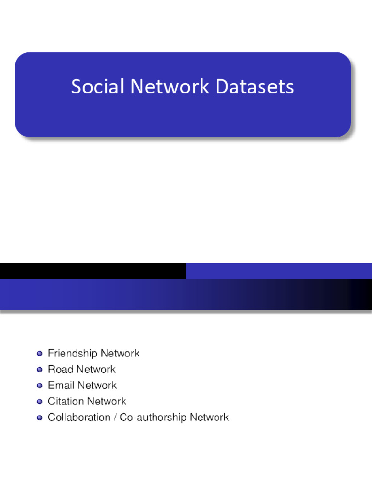 Network_datasets | PDF
