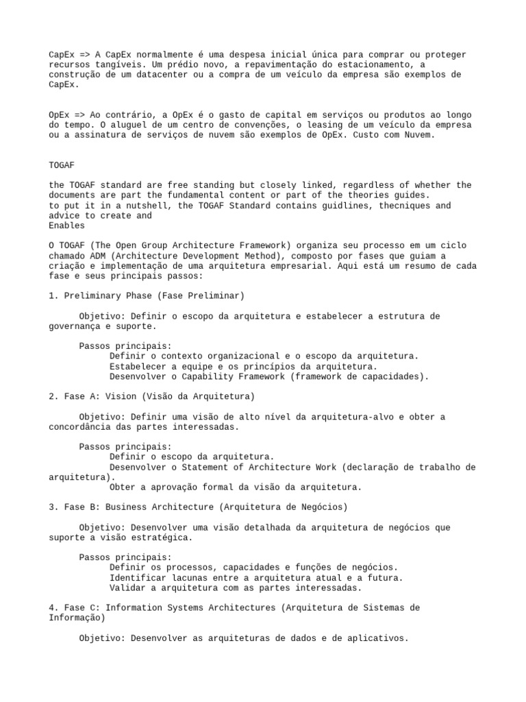 TOGAF Standard | PDF