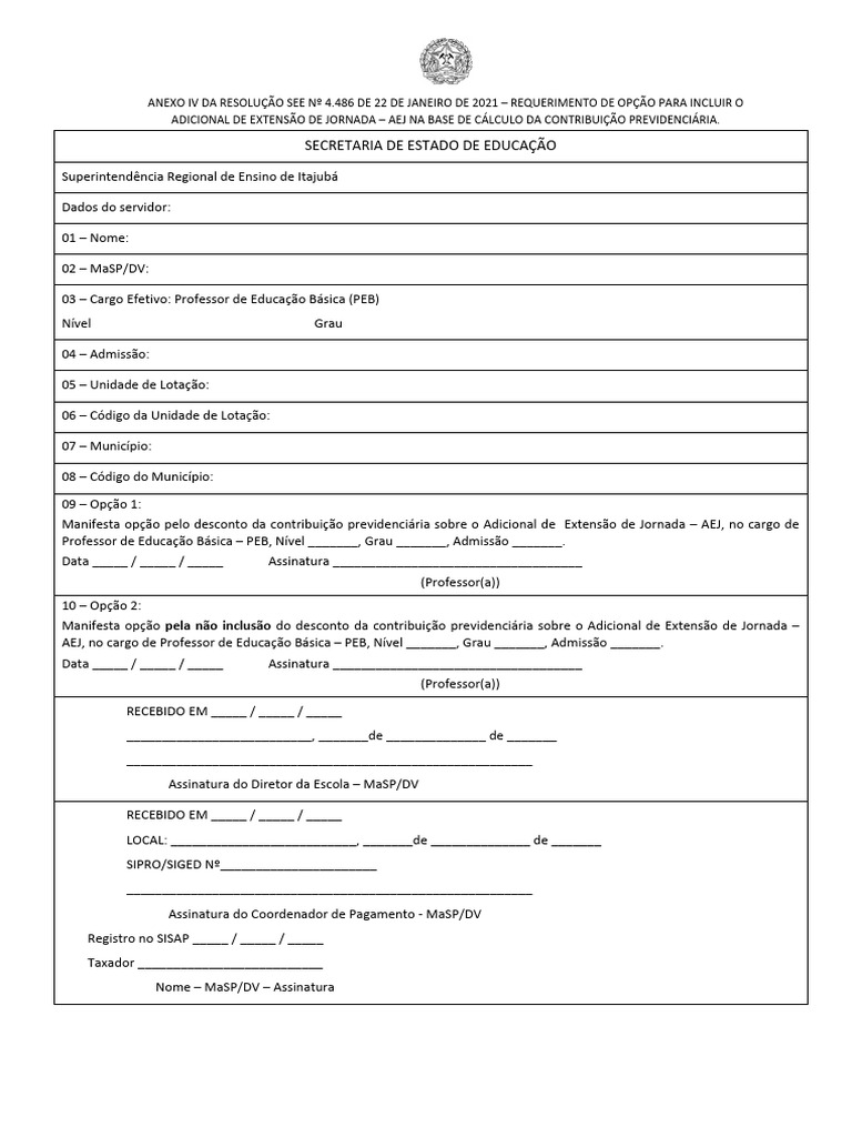 Anexo Iv - Aej | PDF