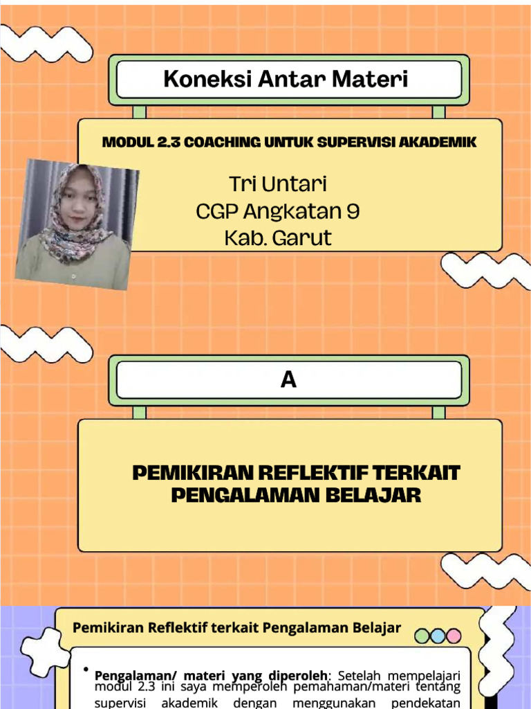 Koneksi Antar Materi Koneksi Antar Materi: Tri Untari Tri Untari CGP ...