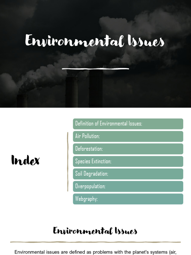Environmental Issues | PDF
