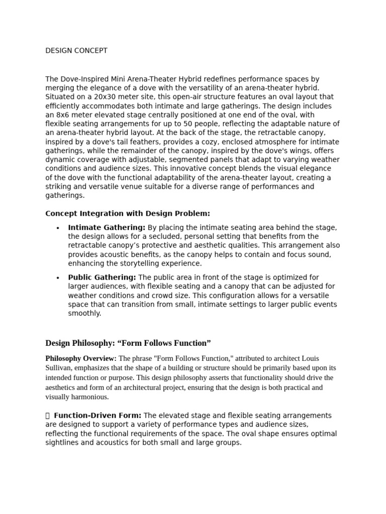 Design Concept | PDF