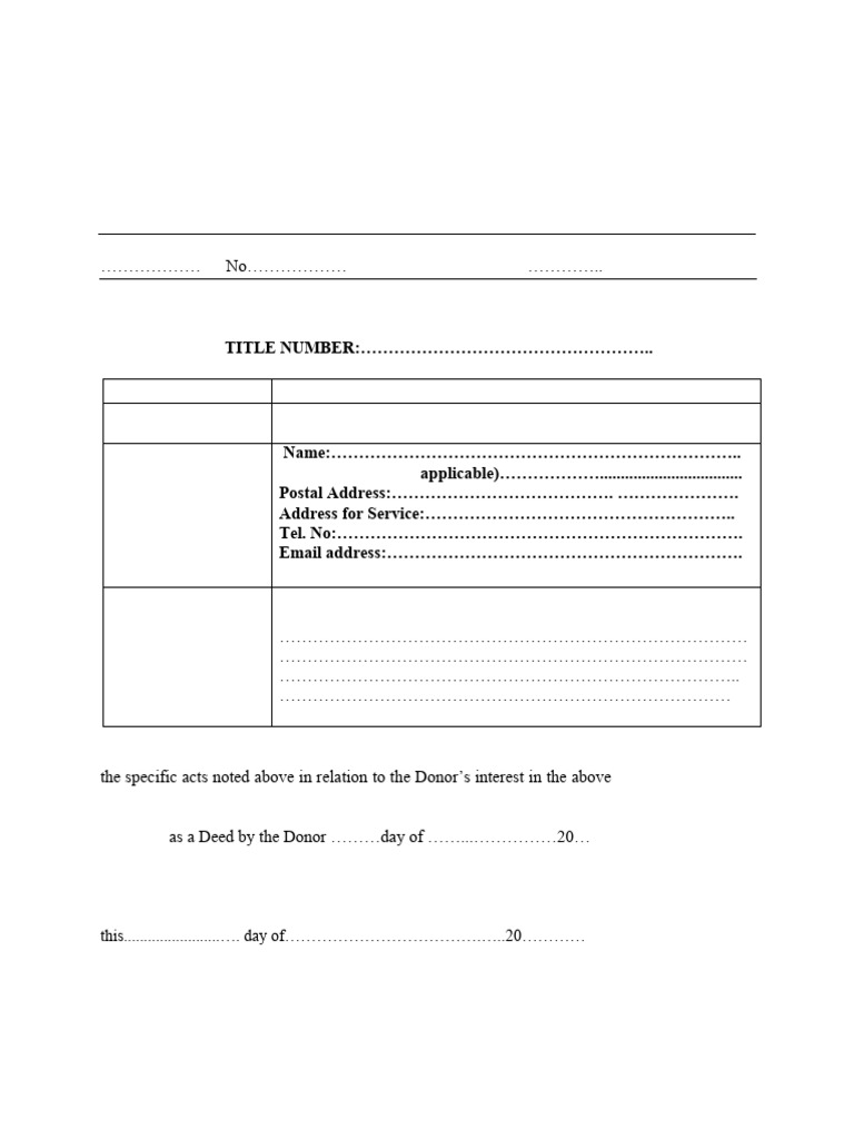 Form Lra 6 Specific Power of Attorney | PDF