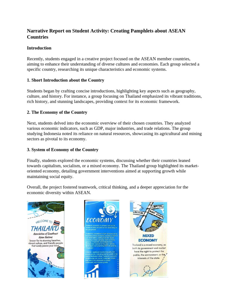 Narrative Report On Student Activity | PDF