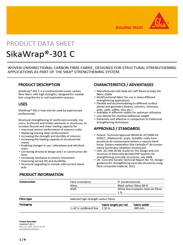 Sikawrap - 301 C | PDF