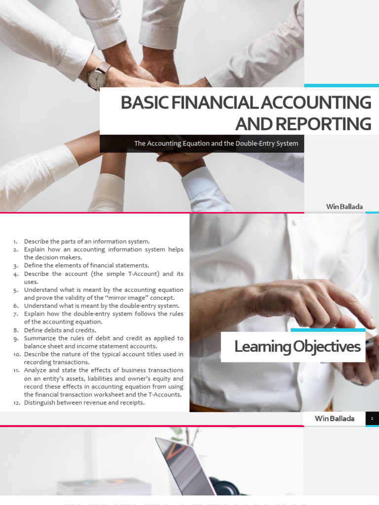 Chapter 2 - Accounting Equation and The Double Entry System | PDF