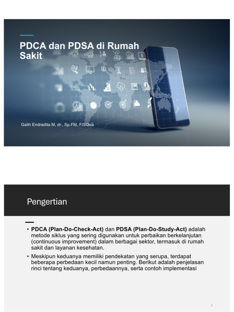 PDCA Dan PDSA - Galih Endradita | PDF