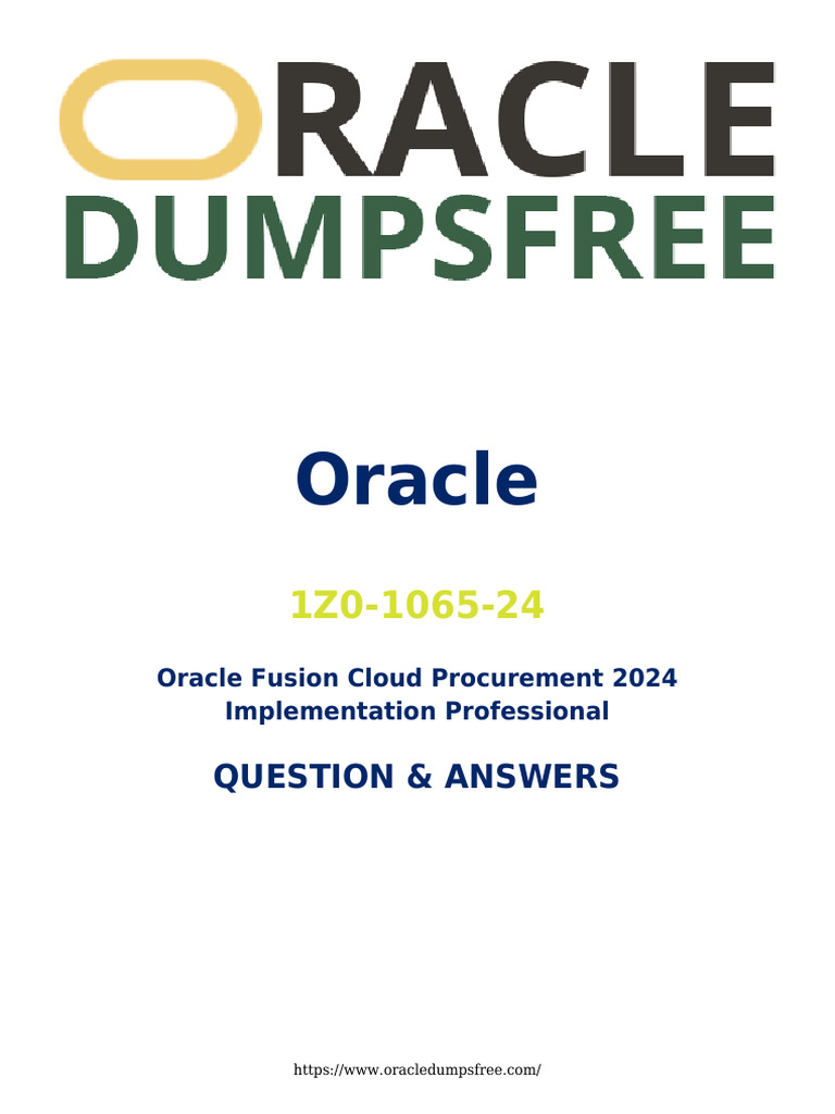 Oracle: Question & Answers | PDF