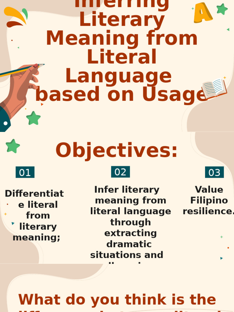 2NDQ - 1inferring Literary Meanin Gbased On Usage | PDF | Thought | Philosophy