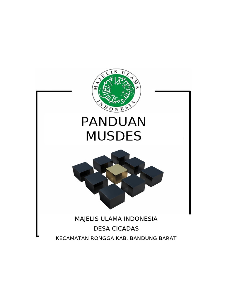 Panduan Musdes-1 | PDF