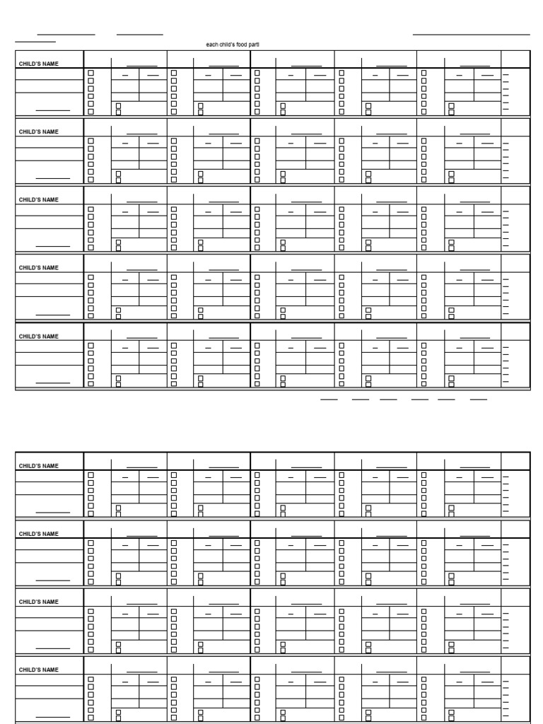 Daily Attendance Form-1 | PDF