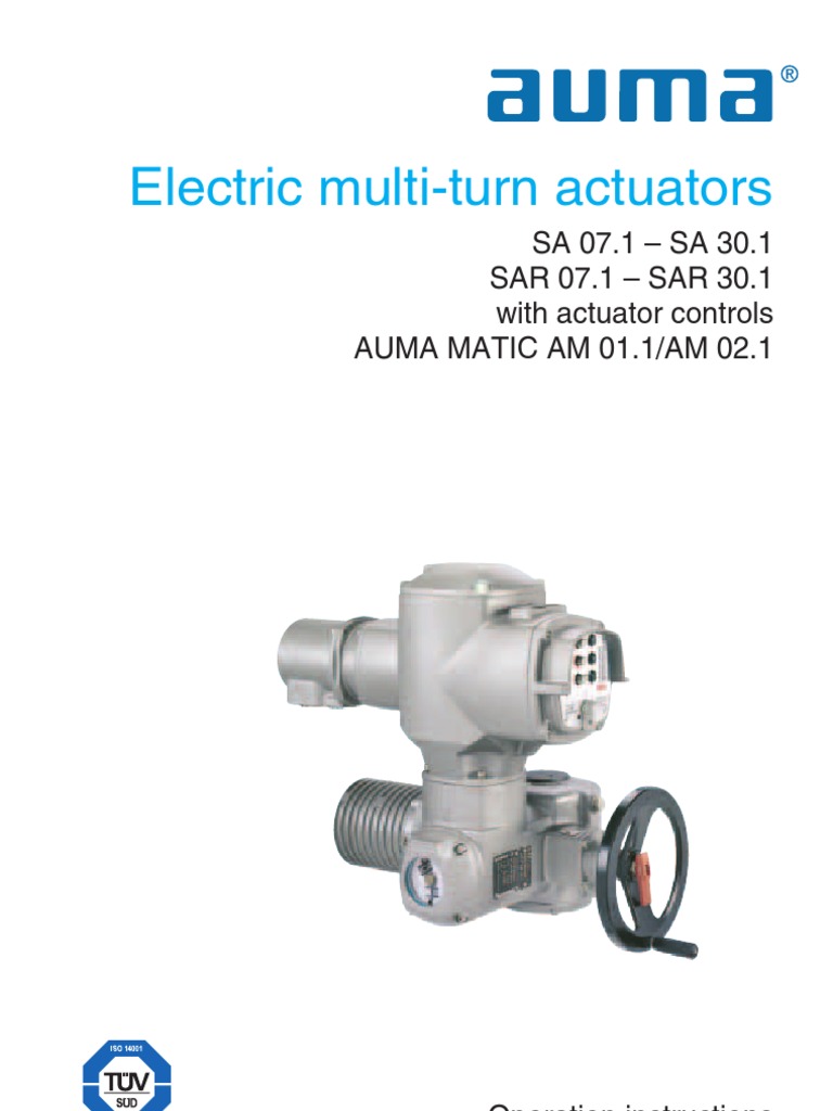 AUMA en | PDF | Electrical Connector | Switch