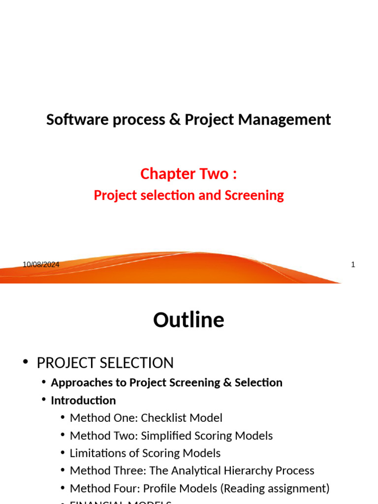 CH2 - Project Management Selection V3 | PDF