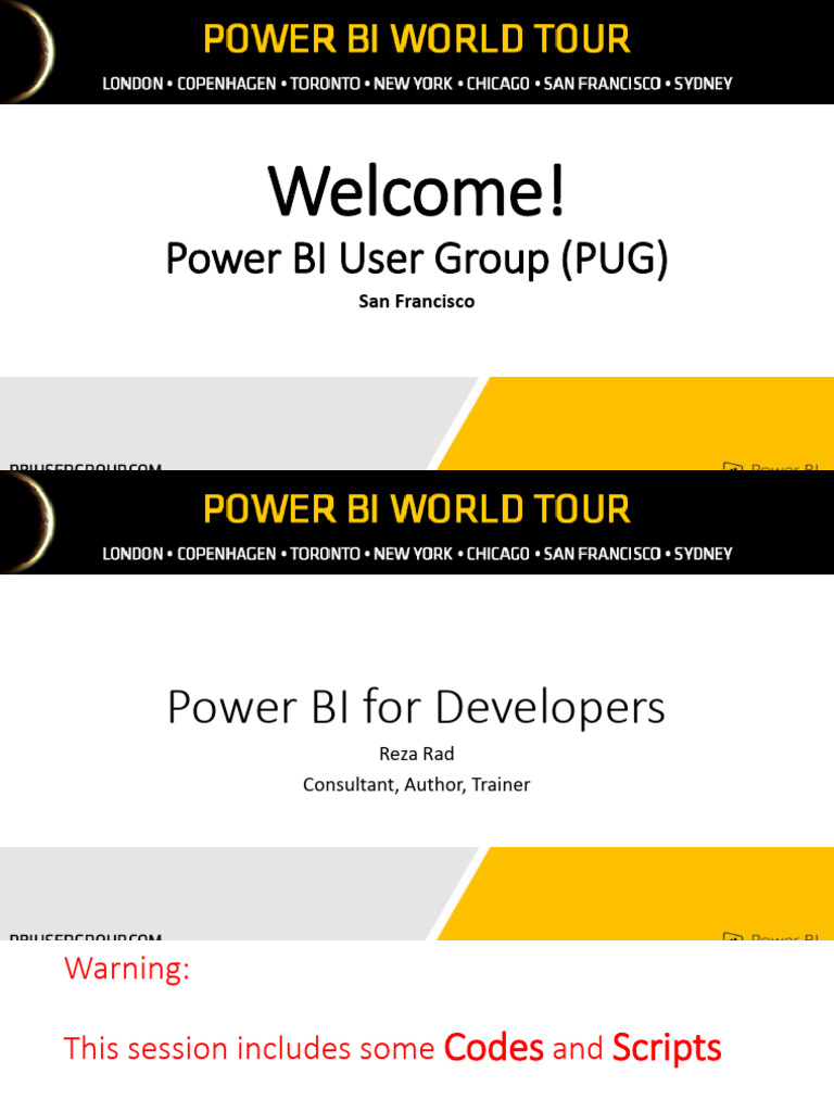 Reza Rad _ Power BI for Developers | PDF