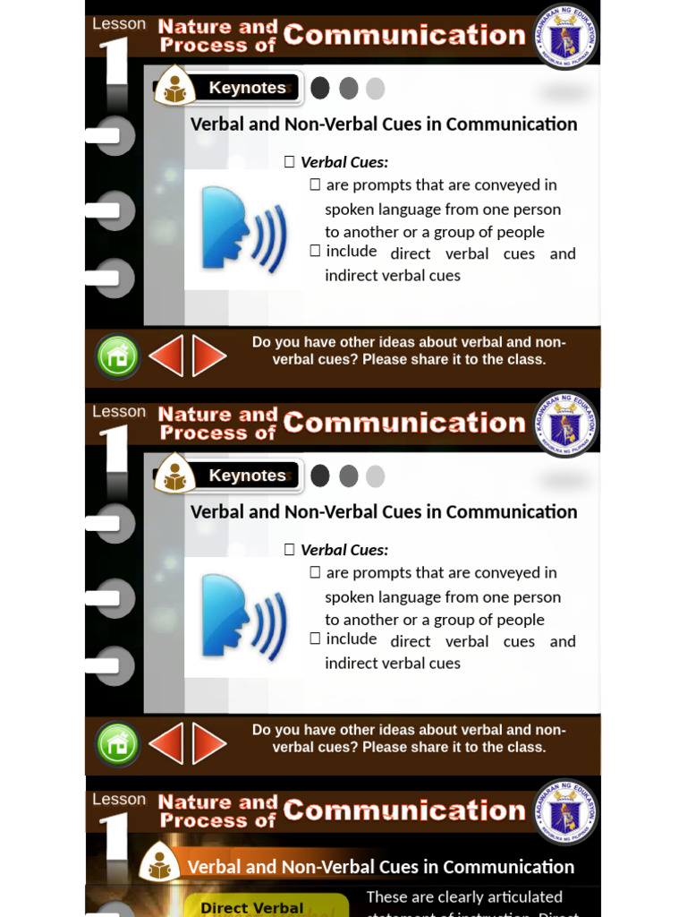 Verbal&Nonverbal | PDF